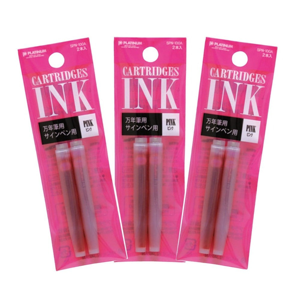 PLATINUM, Dye Ink Cartridge - PINK. — SWASTIK penn