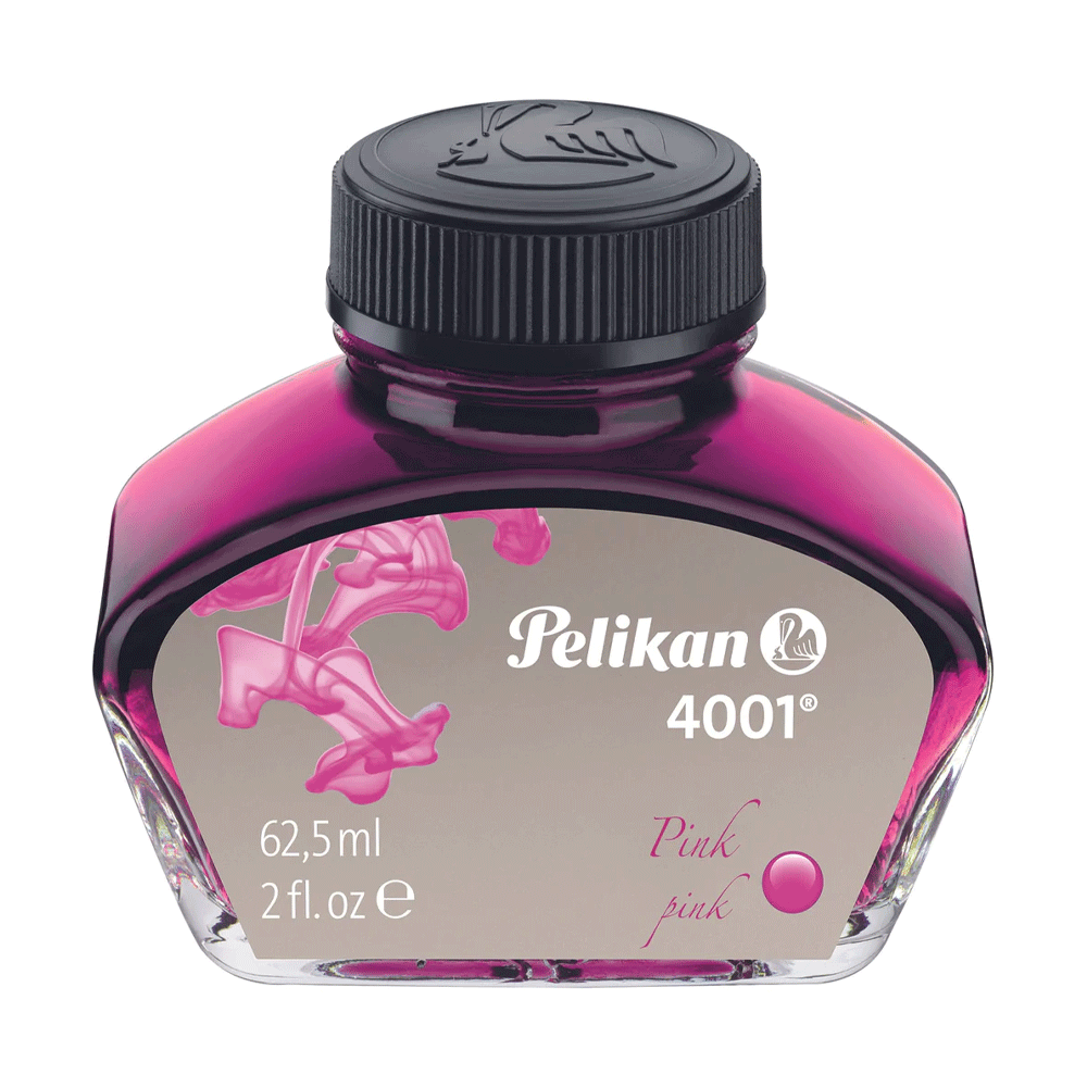 PELIKAN, Ink Bottle - 4001 PINK (62.5mL). — SWASTIK penn